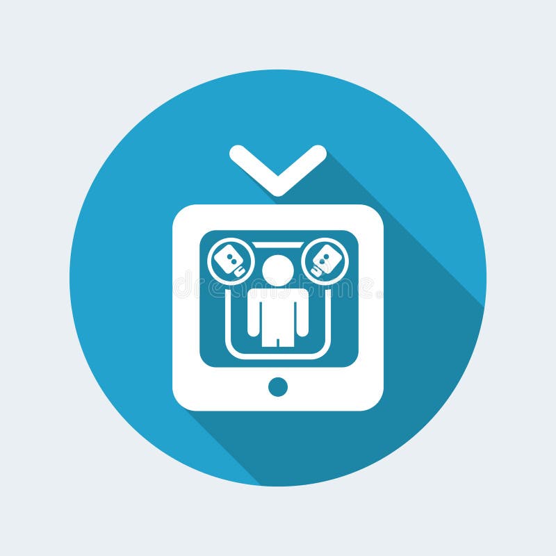 Reality tv icon stock vector. Illustration of network - 96395650