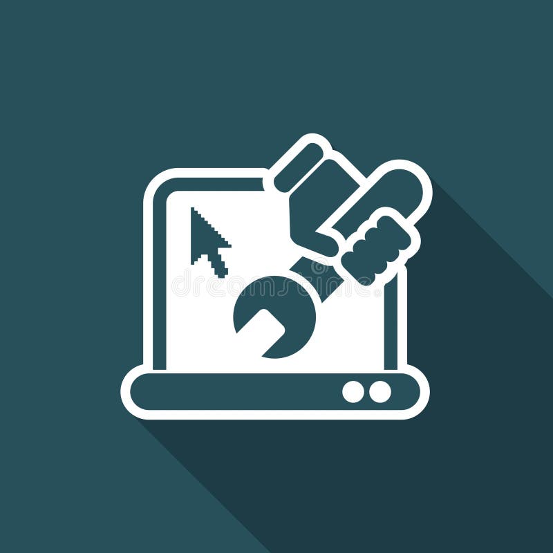 Pc Repair Icon Stock Illustrations – 3,407 Pc Repair Icon Stock ...