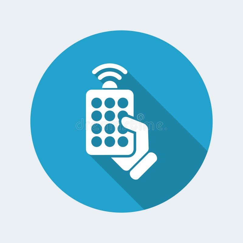 Remote control icon stock vector. Illustration of channel - 96397276