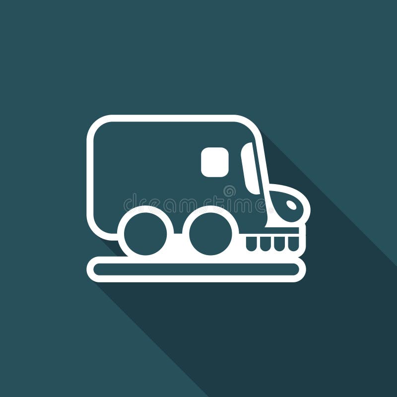 Car Clean Cleaner Icon Illustration Isolated Road Sanitation Single ...