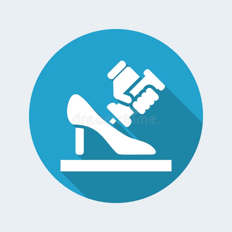 Vector Illustration of Single Isolated Shoe Repair Icon Stock Vector ...