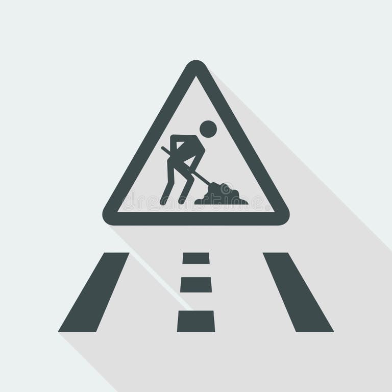 Vector Illustration of Single Isolated Work in Progress Icon Stock ...