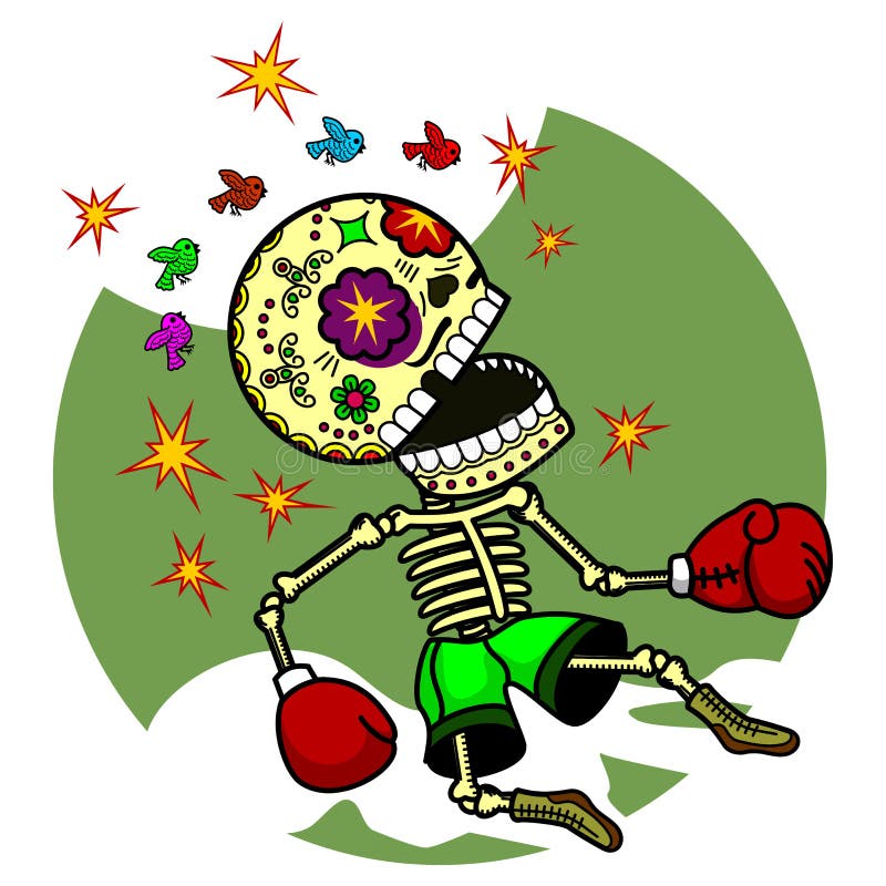 Vector Illustration of Skeletons Stock Illustration - Illustration of ...