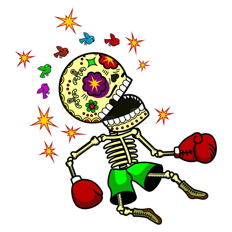 Vector Illustration of Skeletons Stock Illustration - Illustration of ...