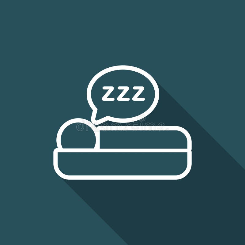 Vector Illustration of Sleep Icon Stock Vector - Illustration of ...