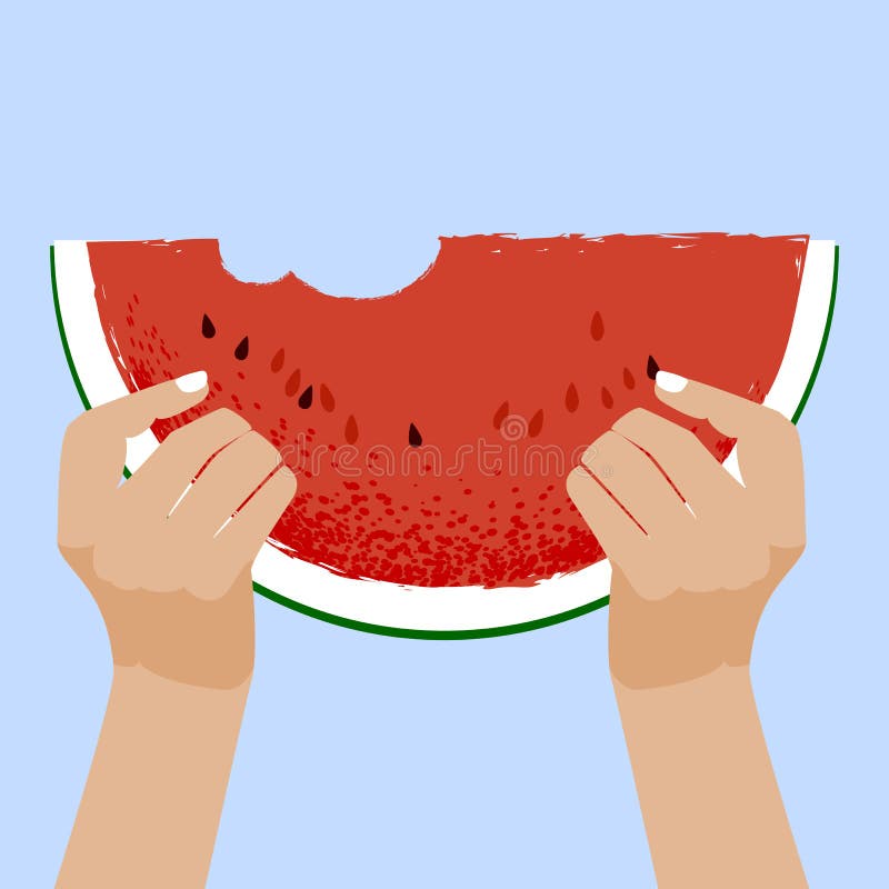 Watermelon Hands Stock Illustrations – 358 Watermelon Hands Stock ...