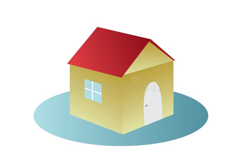 Vector Illustration of Small House Stock Vector - Illustration of ...