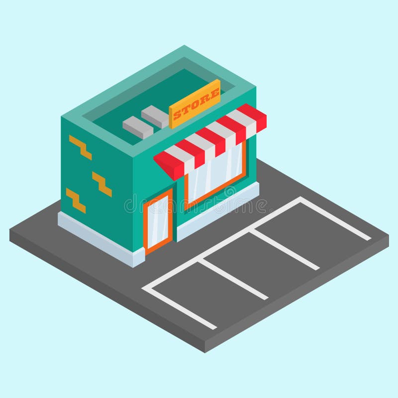 Isometric business center. stock vector. Illustration of icon - 104494714