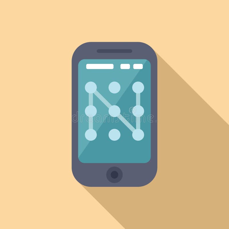 Vector Illustration of a Smartphone Displaying Analytics Graph on ...