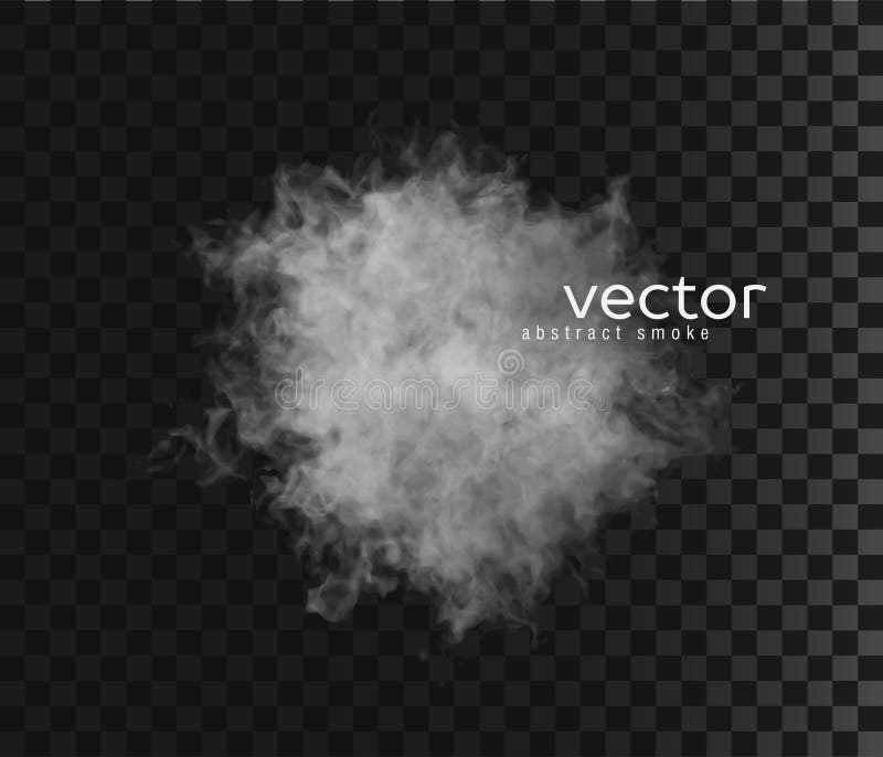 Vector Illustration of Smoky Shape. Stock Vector - Illustration of ...