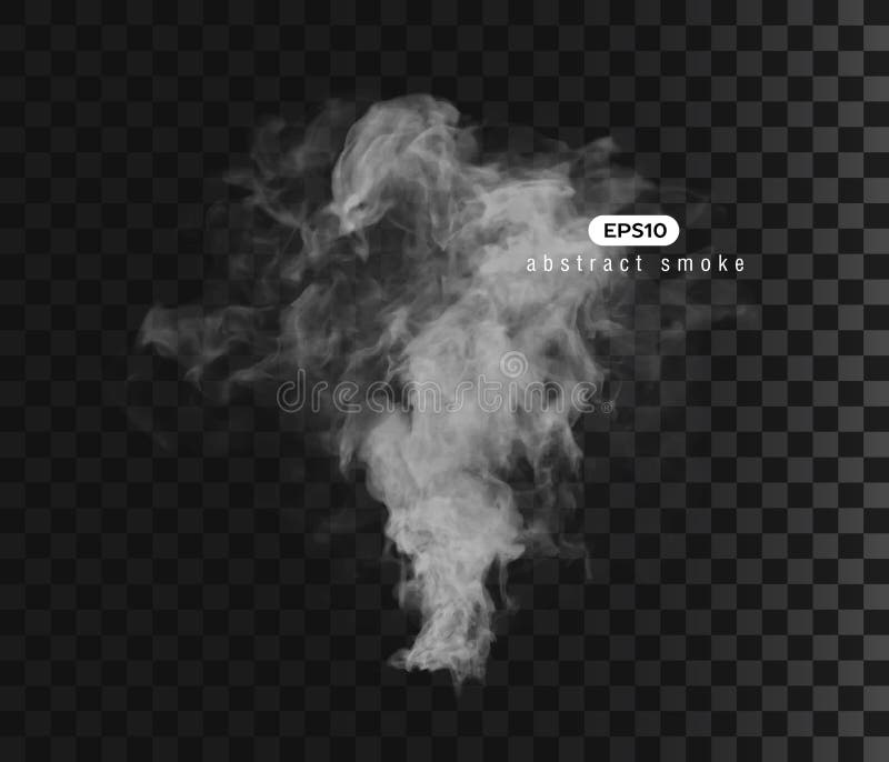 Vector Illustration of Smoky Shape. Stock Vector - Illustration of haze ...