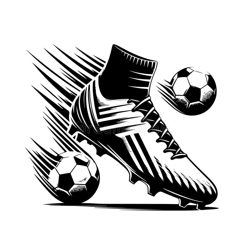 Vector Illustration of Soccer Boot Stock Vector - Illustration of ...