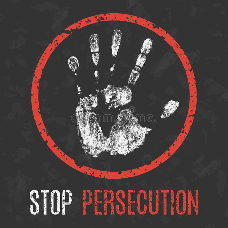 Vector Illustration. Social Problems of Humanity Stock Vector ...