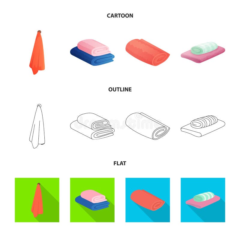 Vector Design of Soft and Clean Logo. Collection of Soft and Household ...