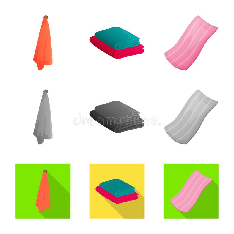 Vector Design of Soft and Clean Icon. Set of Soft and Household Stock ...