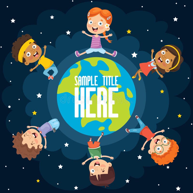 Space for Children. Coloring Page, Book. Kids and Cosmos Exploration ...