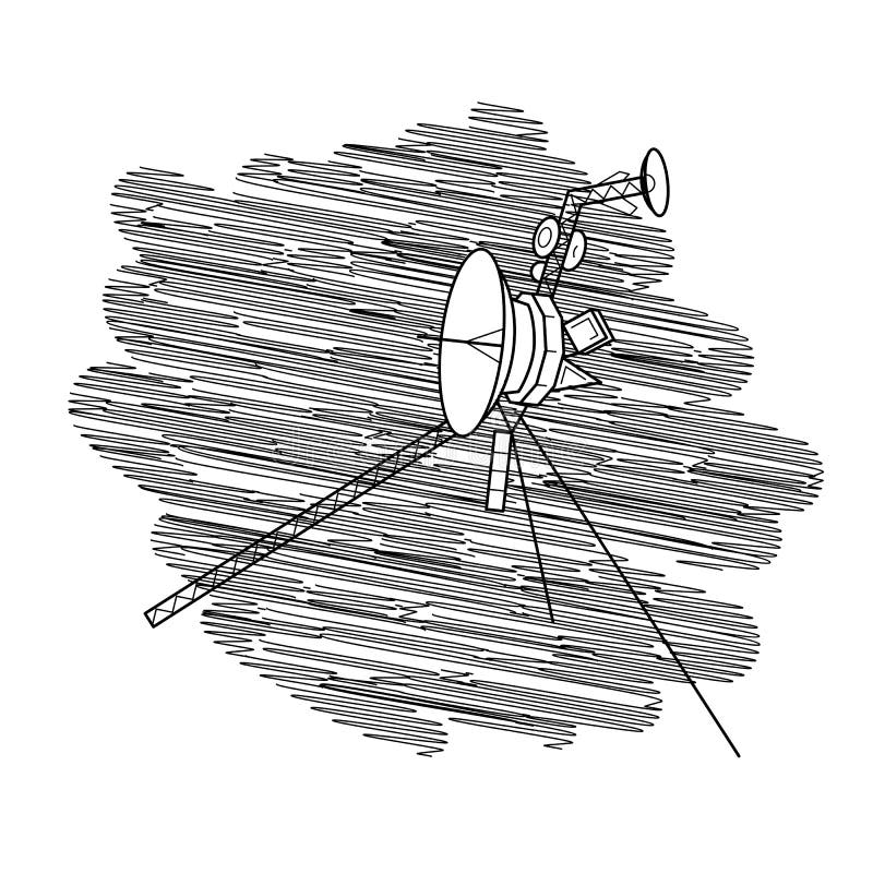 Space Probe Drawing