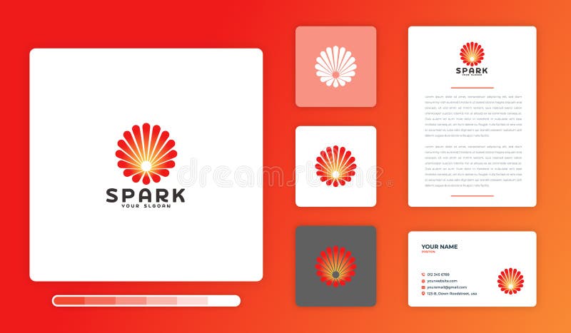 Illustration of Spark Logo Design Template Vector Stock Vector ...