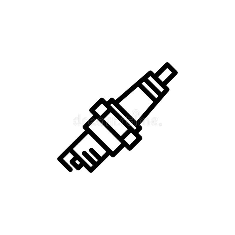 Spark Plug Icon Vector Design Template Stock Vector - Illustration of ...
