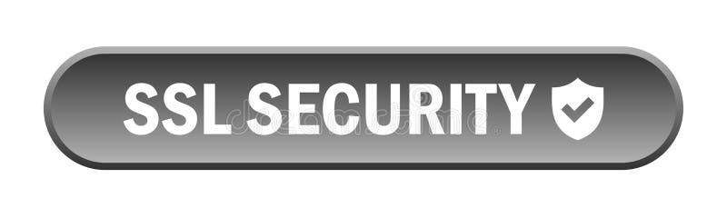 Ssl security button stock illustration. Illustration of payment - 159086340