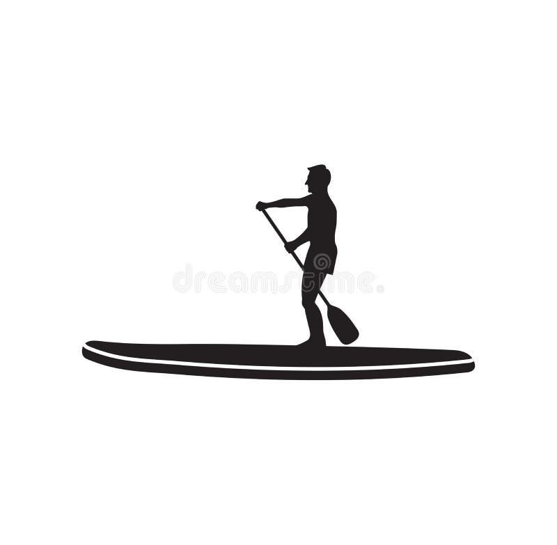 Stand Paddle Board Logo Stock Illustrations – 415 Stand Paddle Board ...