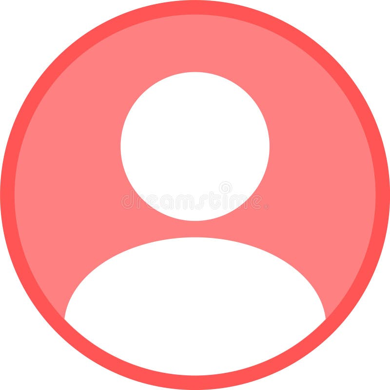Red Avatar. Red Placeholder. Profile Icon. Stock Vector - Illustration ...