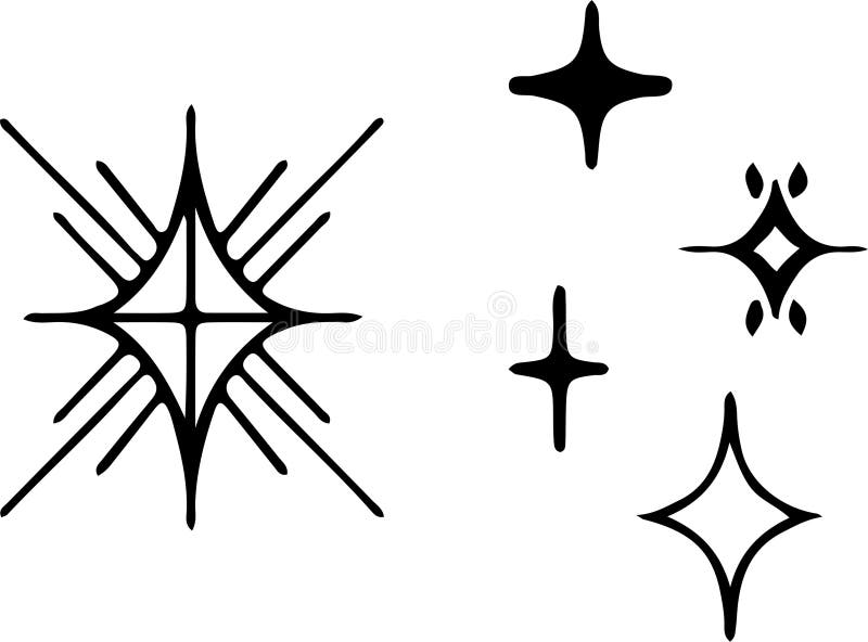 Vector Illustration of Crystals. Crystal Line Art Vector. Vector of ...