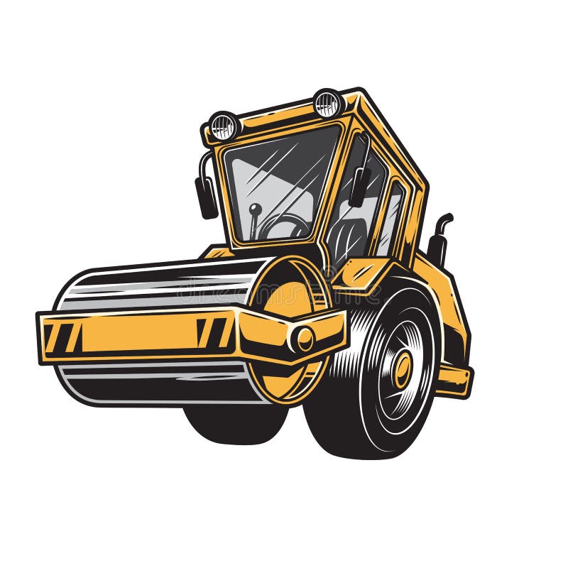 Steamroller Vector Stock Illustrations – 623 Steamroller Vector Stock ...