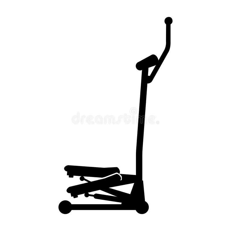 Vector Illustration of Stepper Trainer Stock Vector - Illustration of ...