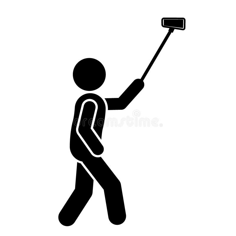 Vector Illustration of Stickfigure and Stickman Doing a Broadcast Stock ...