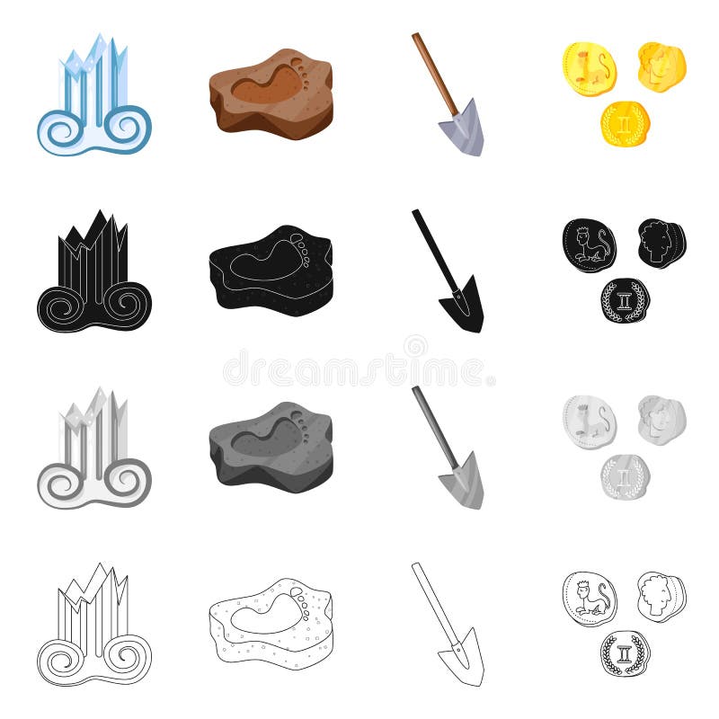Vector Design of Story and Items Icon. Set of Story and Attributes ...