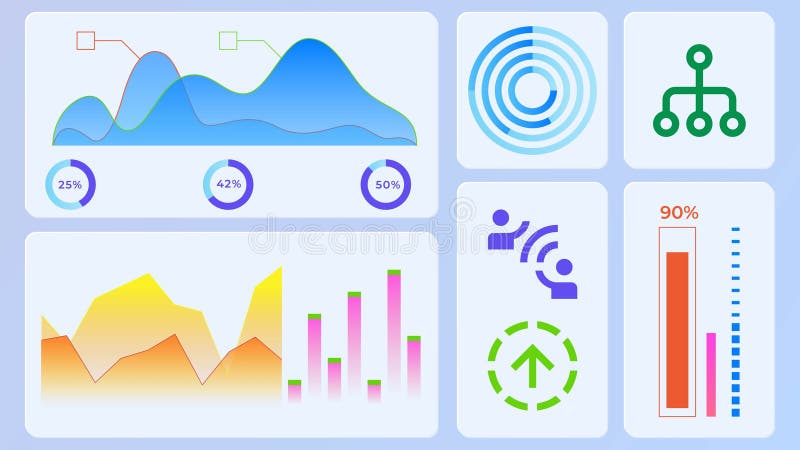 Vector Illustration. Structured Graphics with Layered Processes Show ...