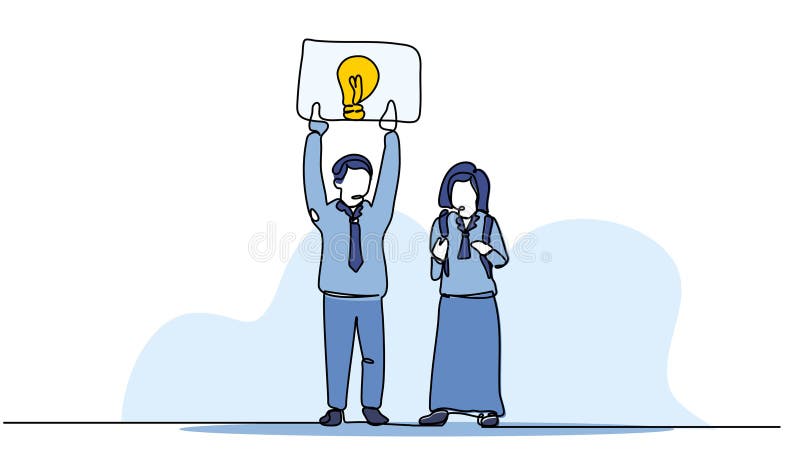 Students Sharing Ideas Stock Illustrations – 279 Students Sharing Ideas ...