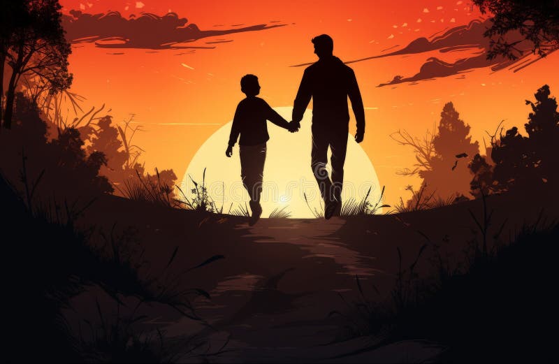 Fatherly Love Stock Illustrations – 127 Fatherly Love Stock ...