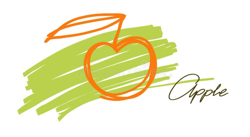 Stylized Apple Stock Illustrations – 4,024 Stylized Apple Stock ...