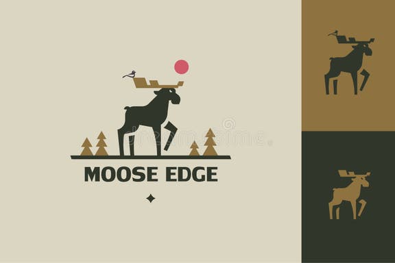 Moose Edge Vector Illustration EPS 10 File Stock Vector - Illustration ...