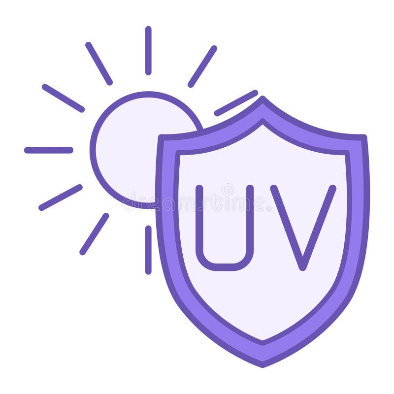 Colored Sun Protection Icon. Stock Illustration - Illustration of ...