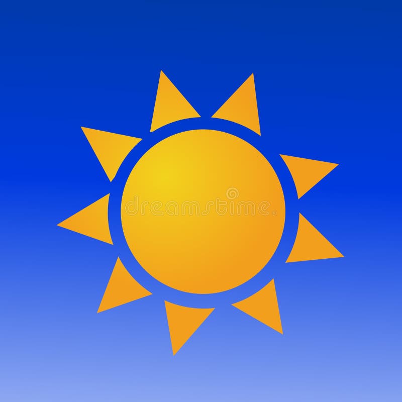 Sunrise sun stock vector. Illustration of solar, vector - 88328365