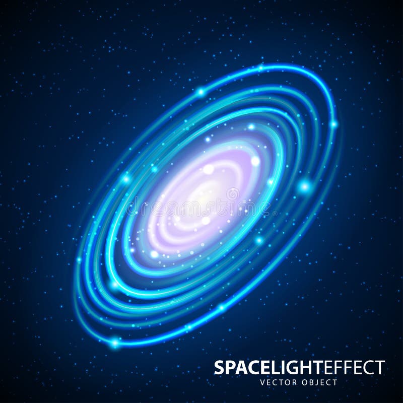 Milky Way Planets Vector