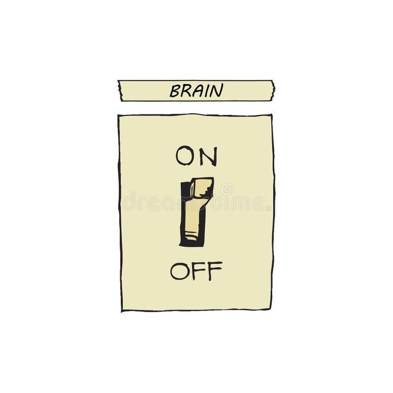 Brain Off Switch Stock Illustrations – 207 Brain Off Switch Stock ...