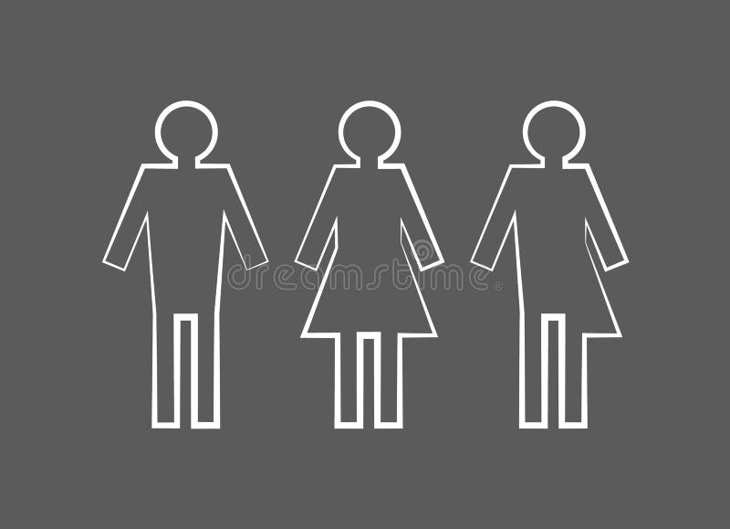 Vector Illustration of Gender Issues Concept Stock Vector ...