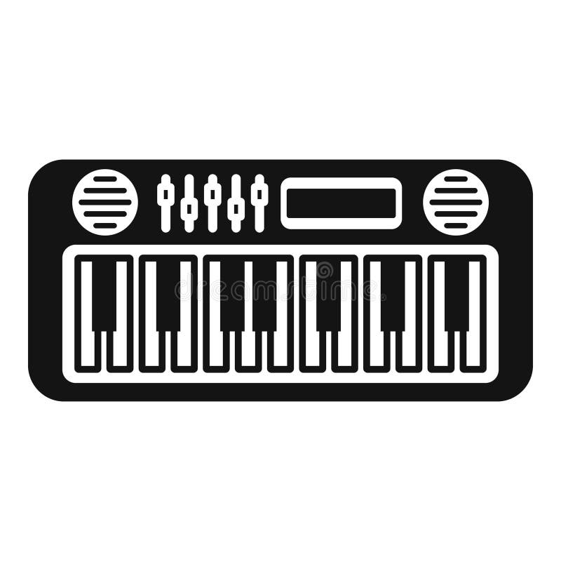 Vector Illustration of a Synthesizer Keyboard Stock Vector ...