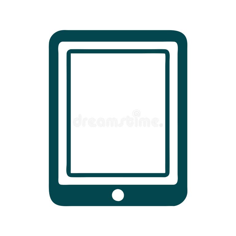 Vector Illustration Tablet Digital Device Graphic Design Tool Stock ...