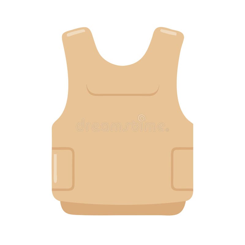 Vector Illustration of Tactical Vest for Security and Safety Design Use ...