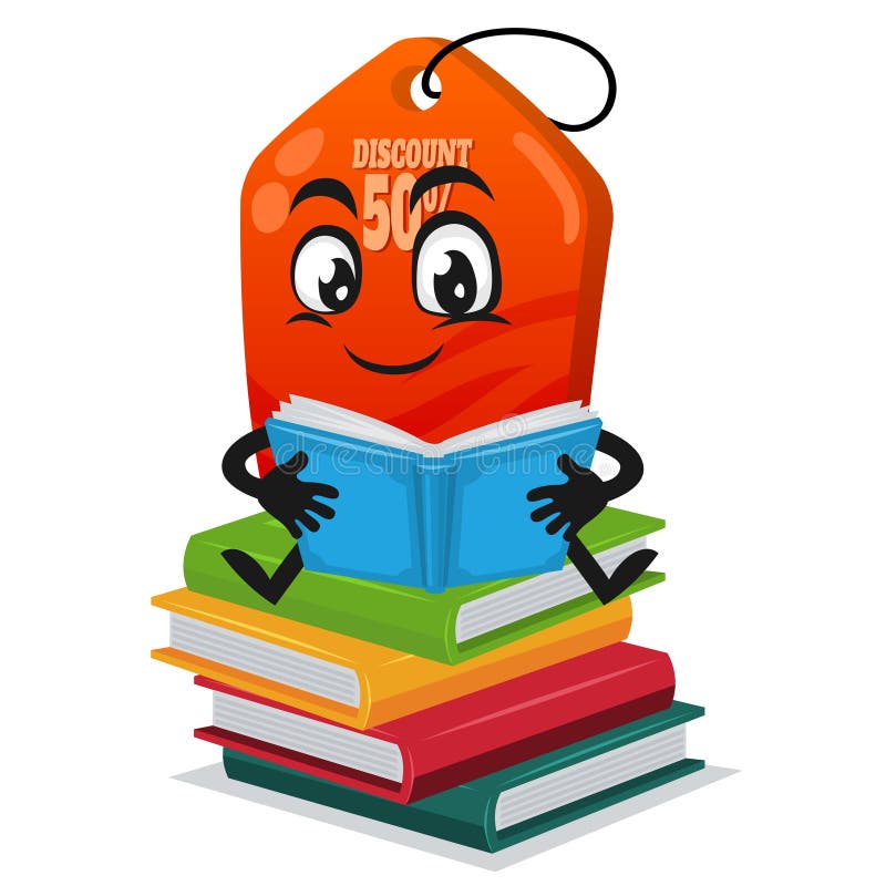 Vector Illustration of Tag Mascot or Character Stock Illustration ...