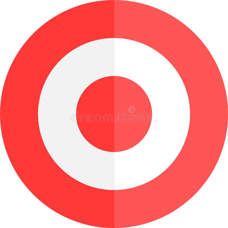 Vector Illustration of a Target. Target Icon. Target Button. Stock ...