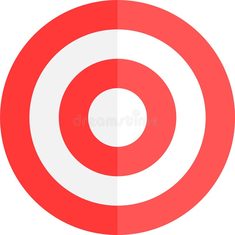 Vector Illustration of a Target. Target Icon. Target Button. Stock ...