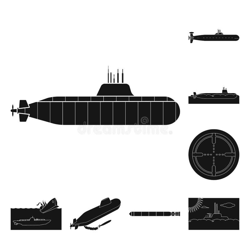 Vector Illustration of Technology and Fleet Symbol. Collection of ...