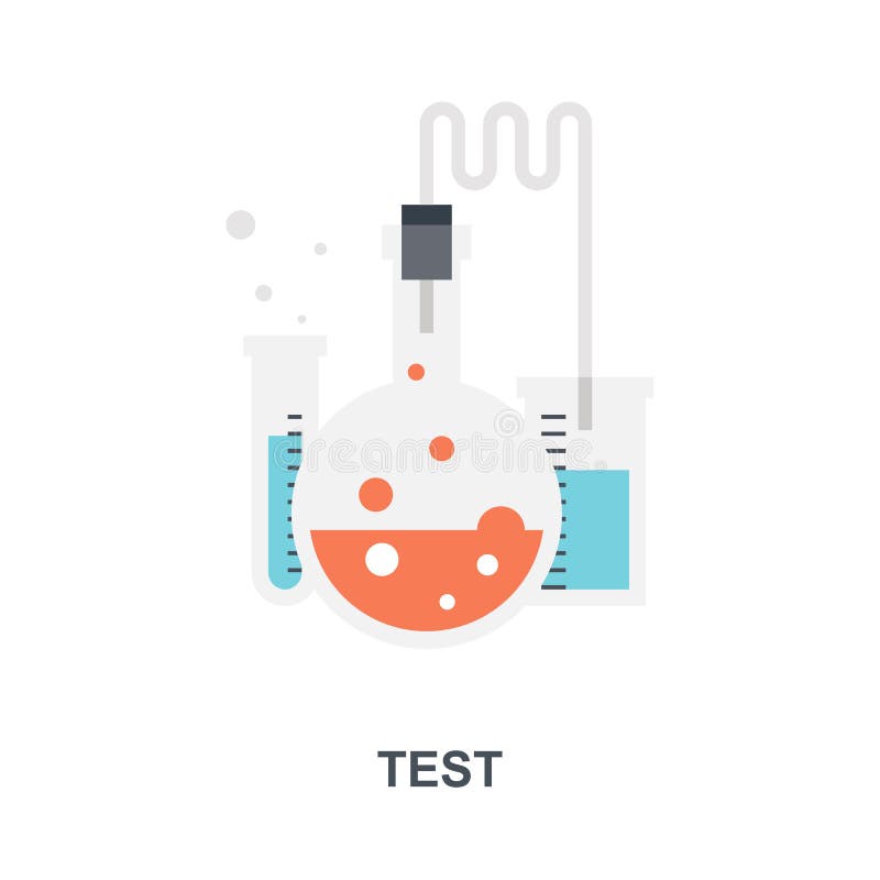 Test icon concept stock vector. Illustration of school - 131333833