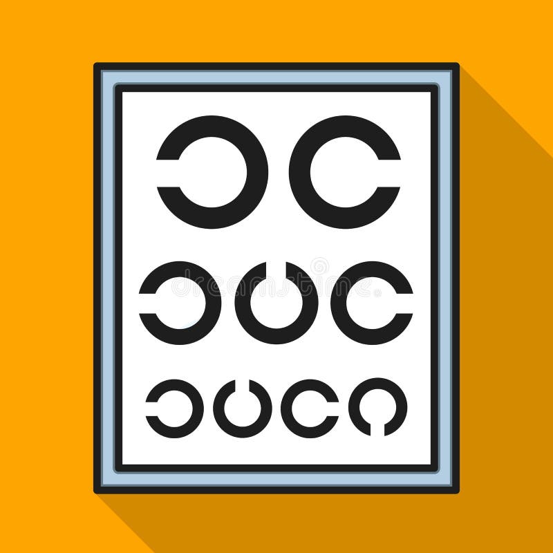 Vector Illustration of Test and Optical Icon. Graphic of Test and ...